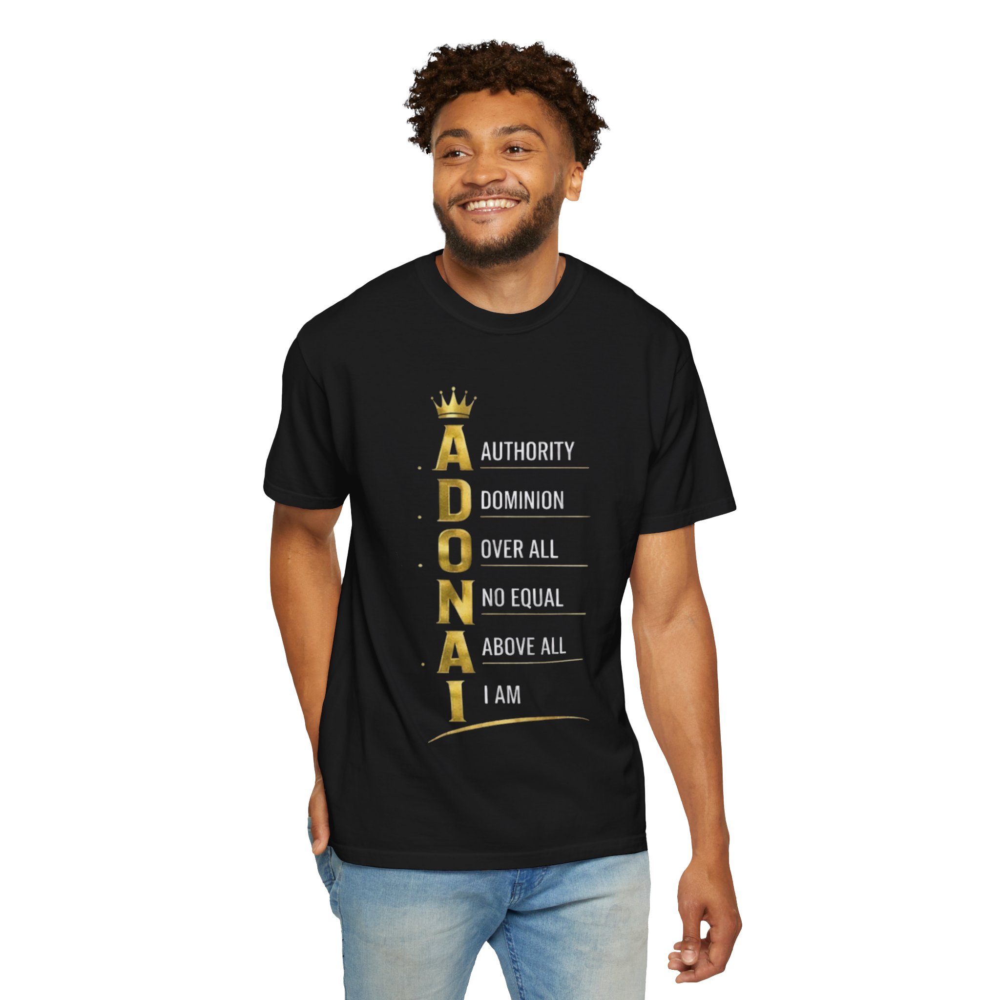 Adonai Acrostic T-Shirt — Faith-Based Christian Tee with ‘ADONAI ...
